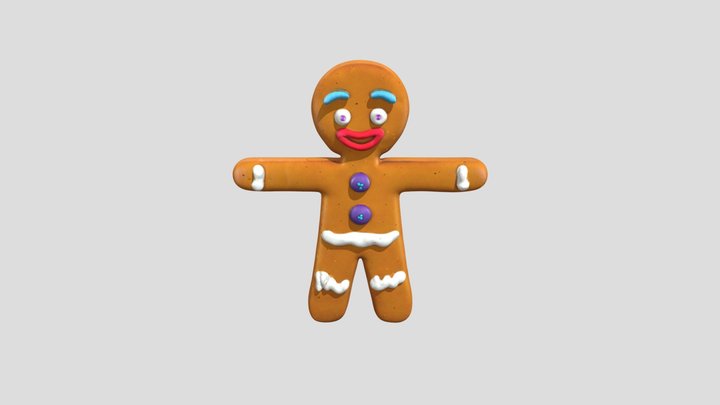 Gingerbread 3D models - Sketchfab