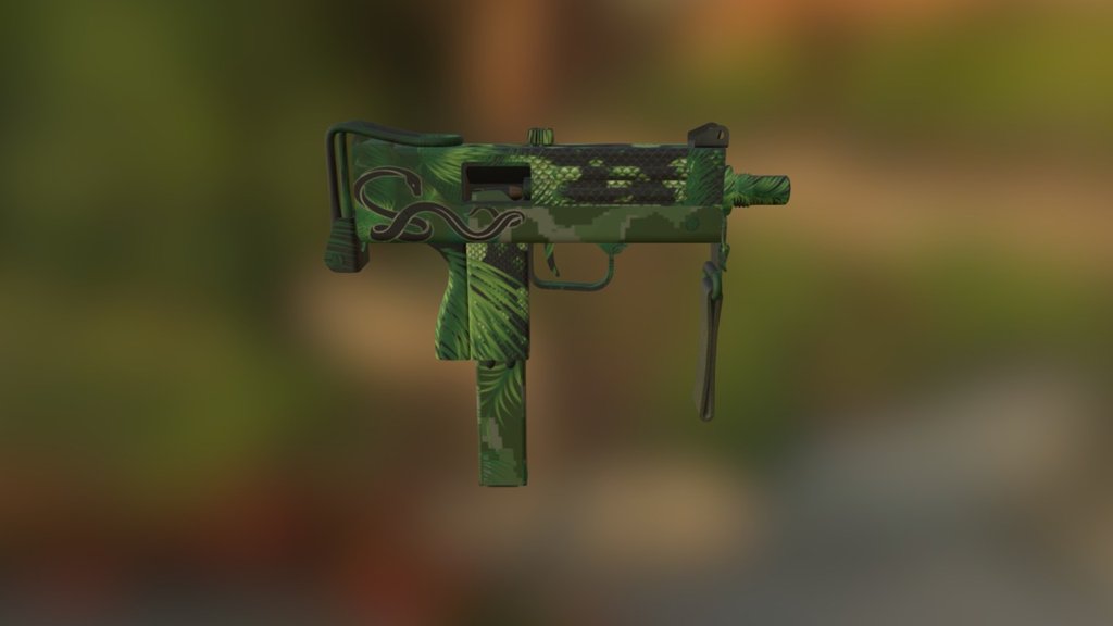 MAC10 | Hidden snake - 3D model by nikdemidov220 [5851d1f] - Sketchfab