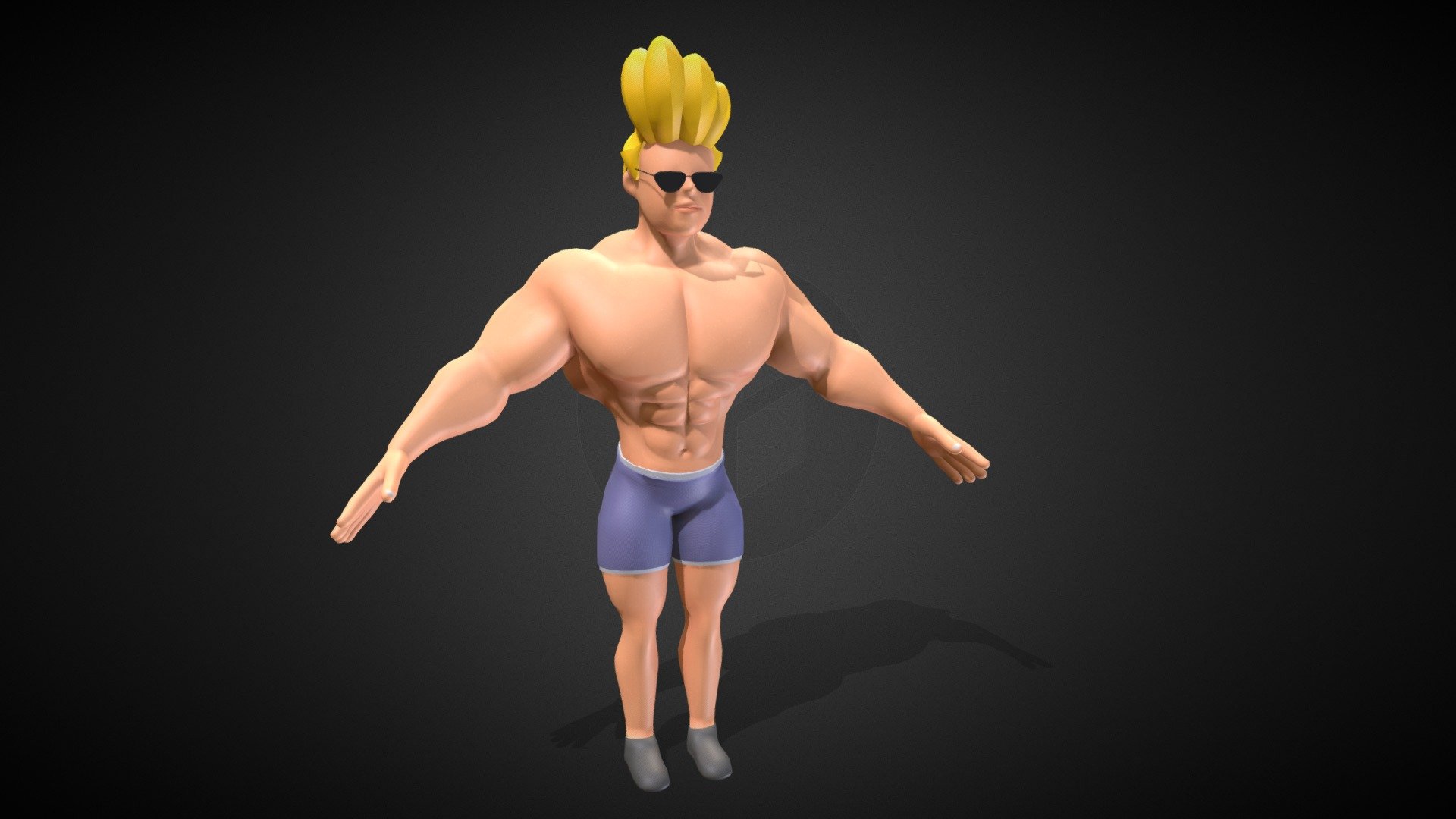 StrongGuy - 3D model by barangamga [585207d] - Sketchfab