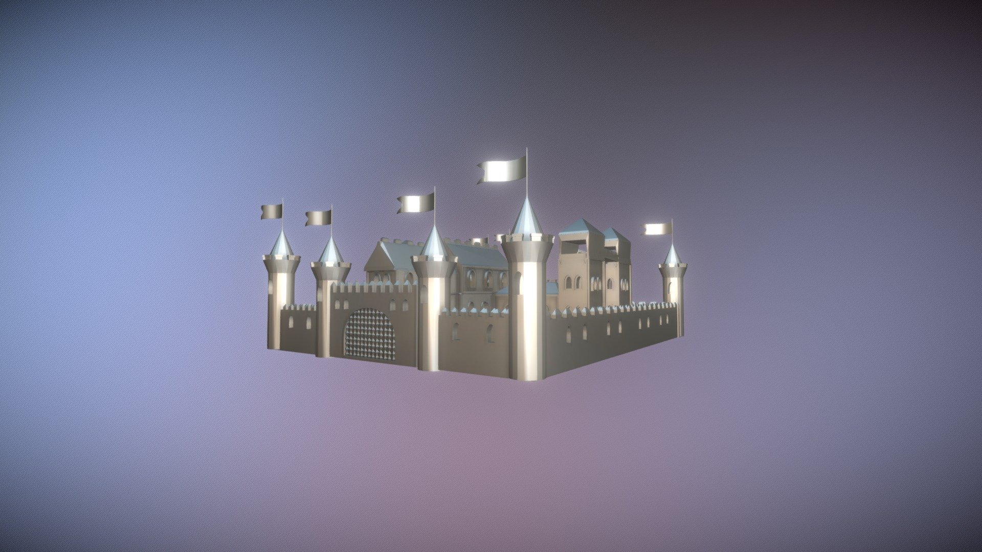 Castelo - 3D model by Jéssica Lopes (@jessyLopz) [5855efb] - Sketchfab