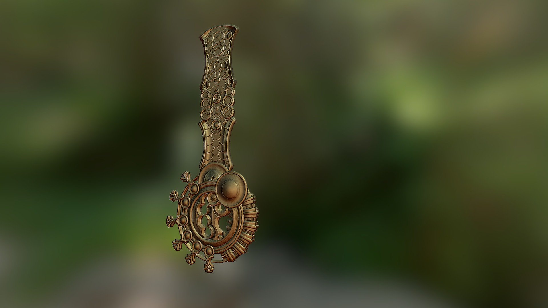 "The Traveler" - Sword Concept Model - 3D model by Eric Michelsen ...