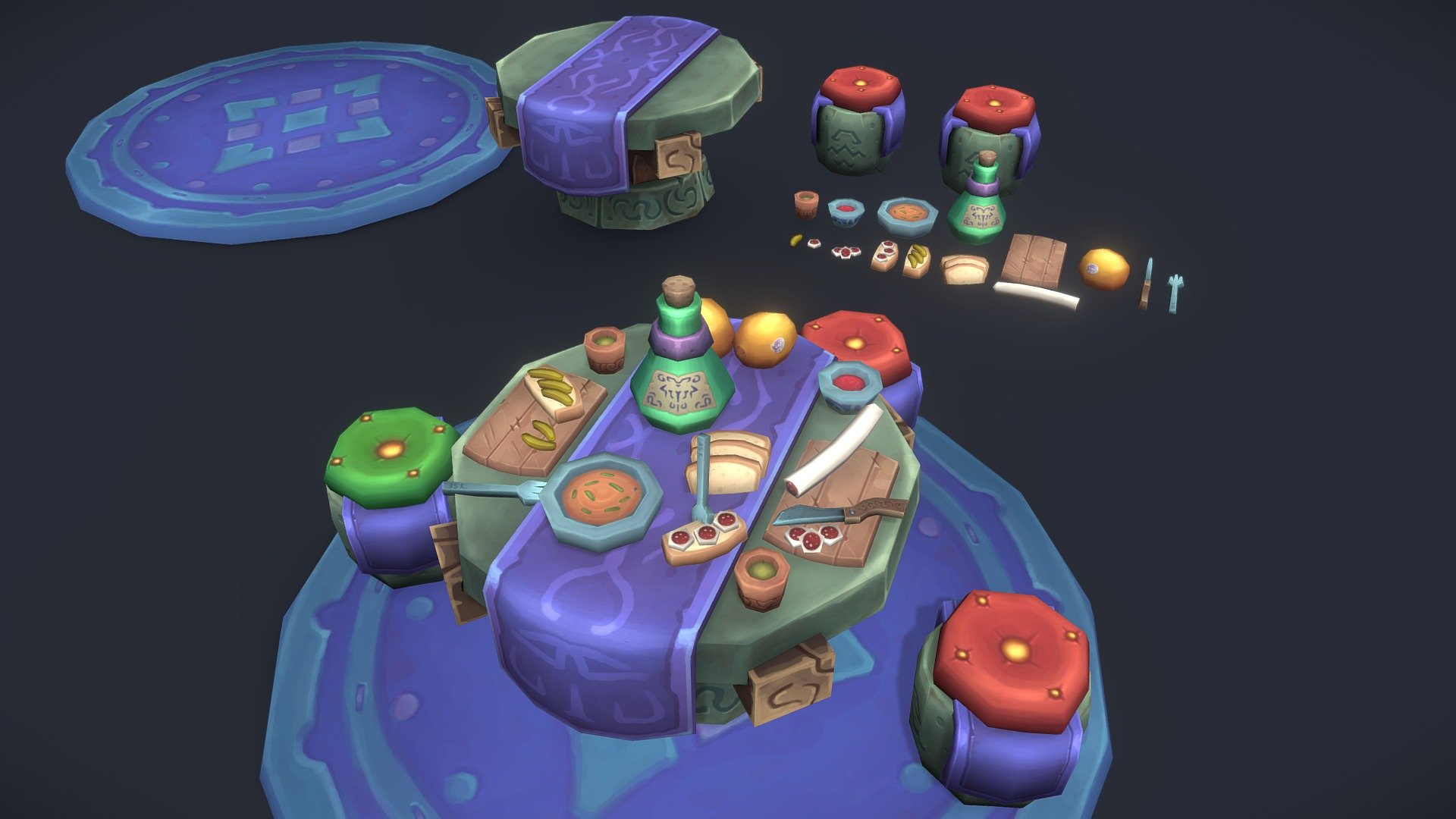 Elf Props [Part II] - Buy Royalty Free 3D model by ZugZug Art (@zugzug ...