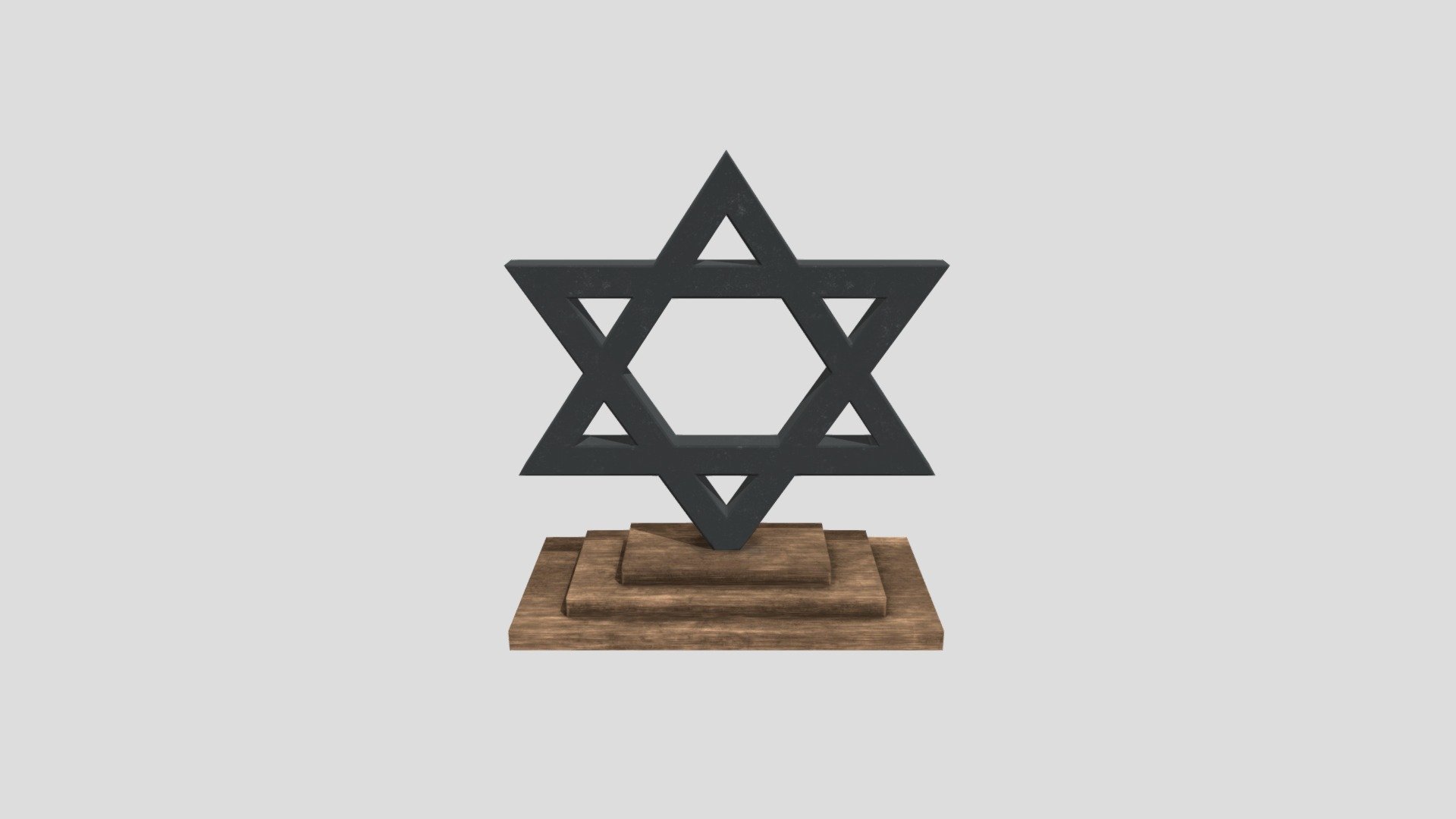 Star of David - 3D model by TreasuredTeam [585c2c3] - Sketchfab