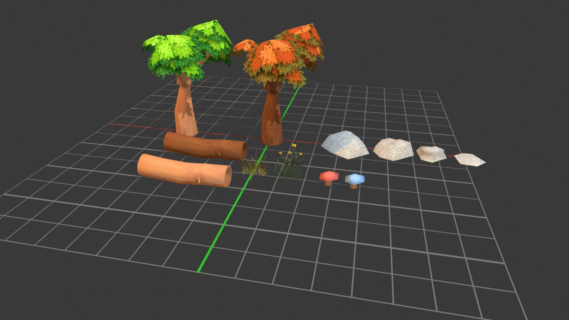 Arvore Cartoon Pack | Tree - 3D model by Hora Timer (@horatimer ...