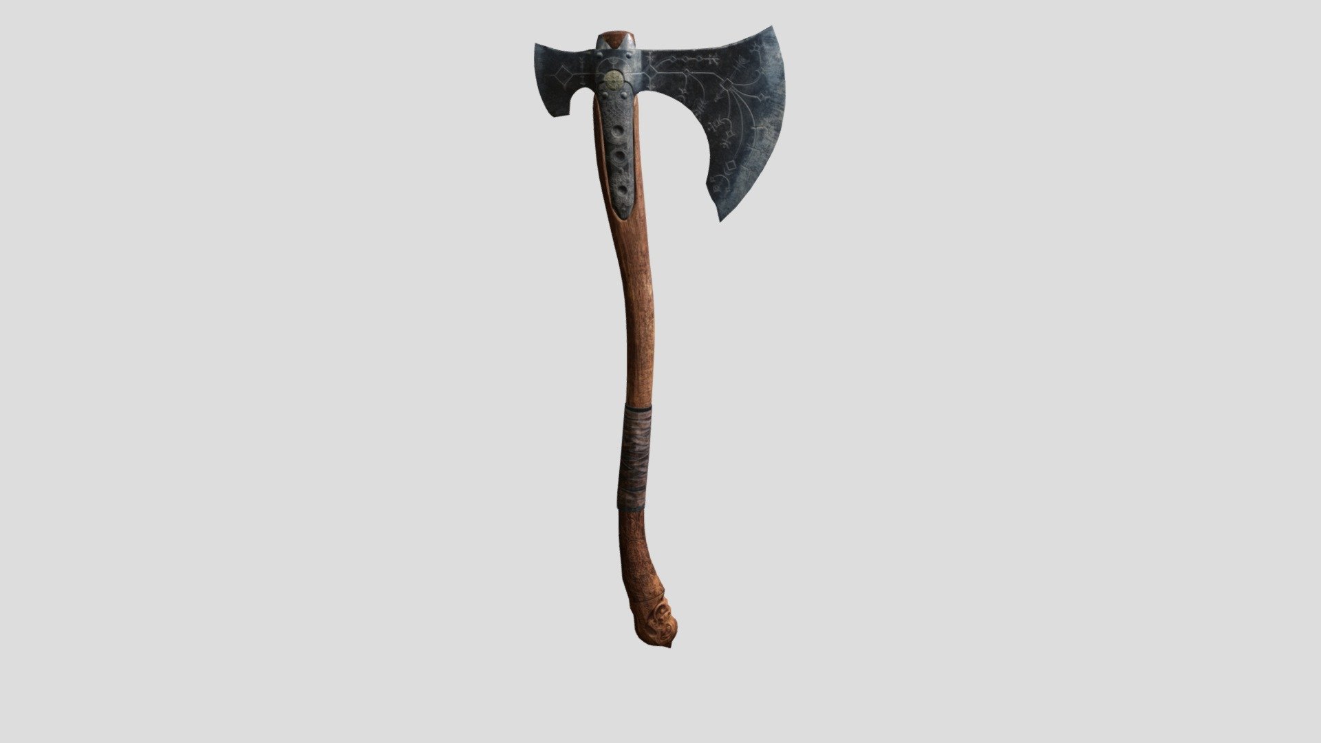 Axe Textured - 3D model by reso21 [5860d27] - Sketchfab