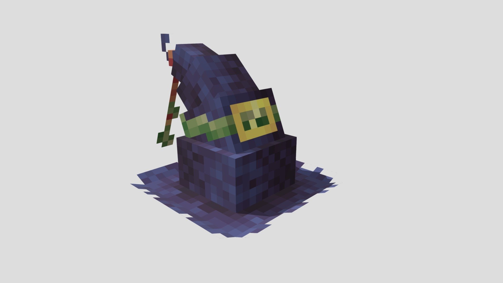 Witch hat [minecraft] - 3D model by magokskum [5862754] - Sketchfab