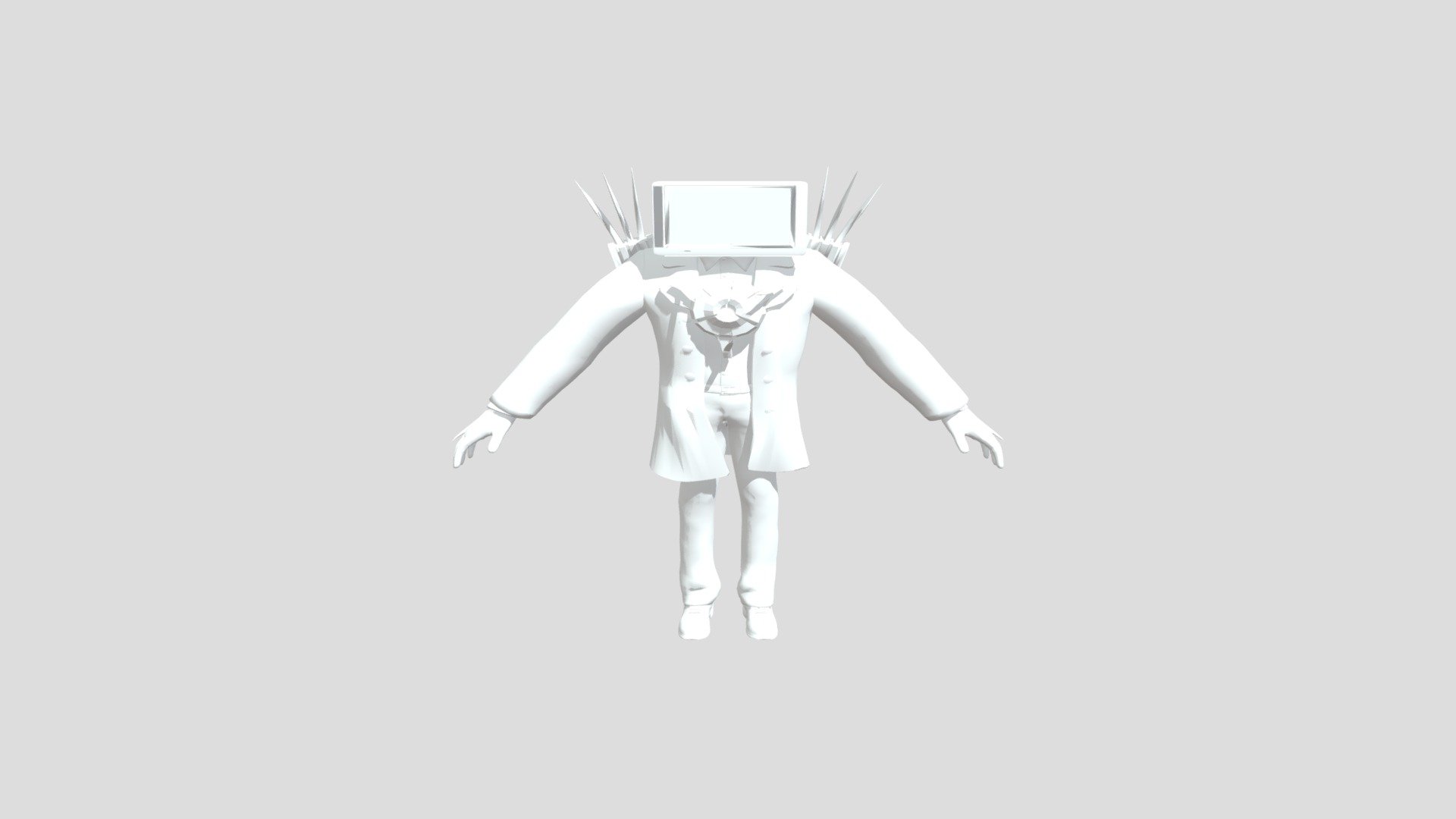 TV Man Titan - 3D model by kittentv [586284a] - Sketchfab