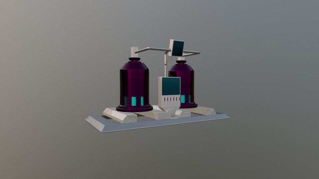 Reactor - 3D model by Vidal Cruz (@dalvidal) [58629c1] - Sketchfab