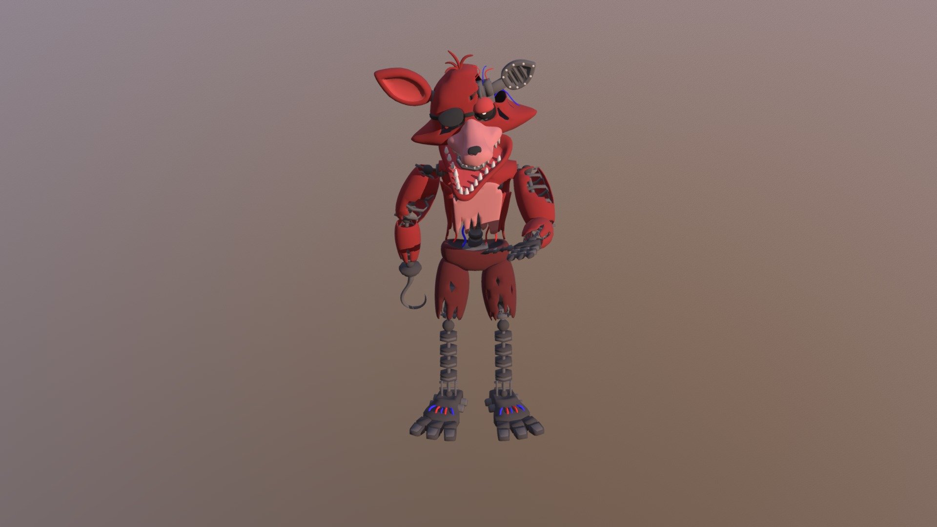 Withered-foxy (1) - 3D model by 21.nicholas.e.hindre [58634d7] - Sketchfab