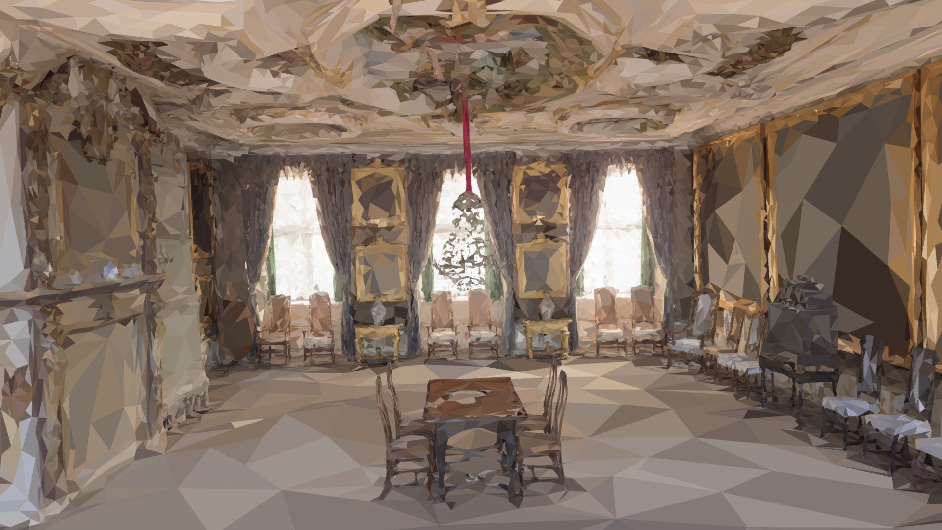 Kings Hall Flat - 3D model by IreneHan [5863e4e] - Sketchfab