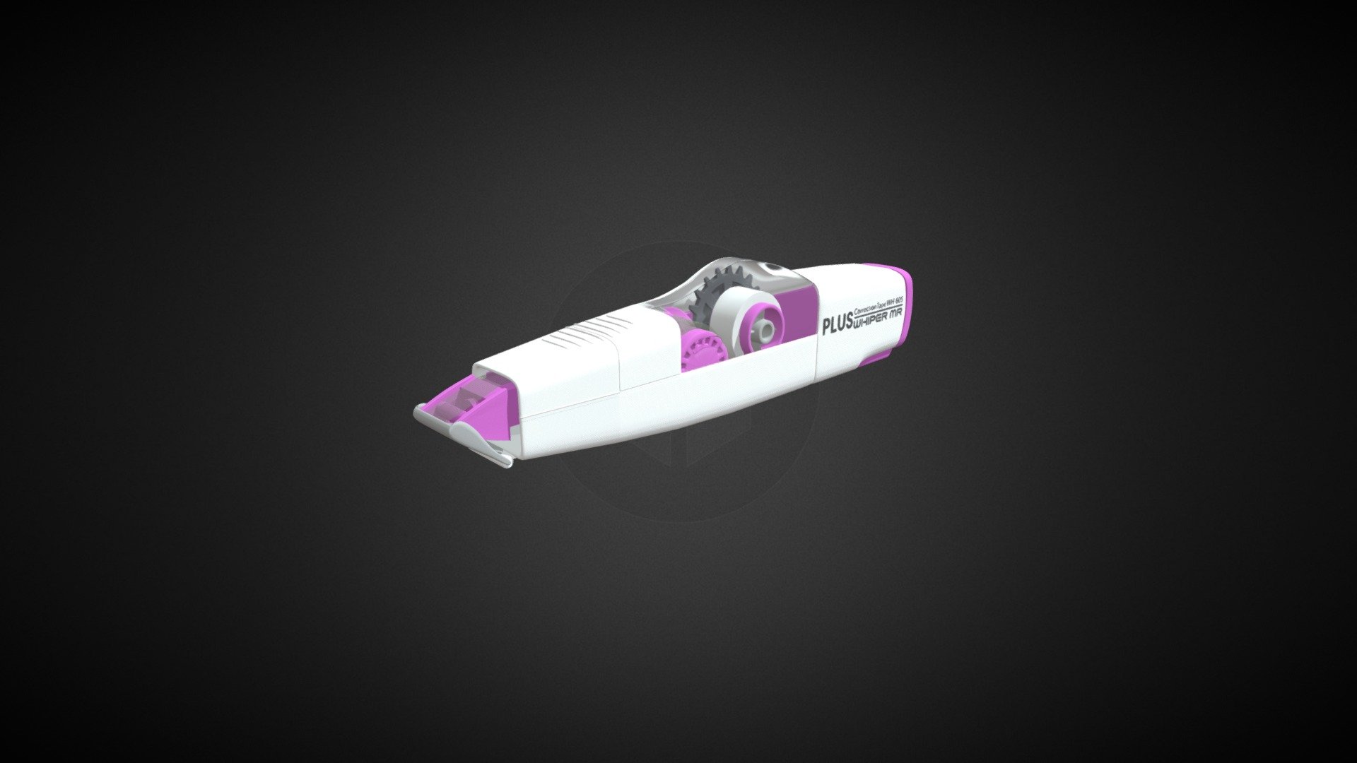 [Stationery] Correction Tape PLUS - 3D model by Lzridr (@frog2983 ...