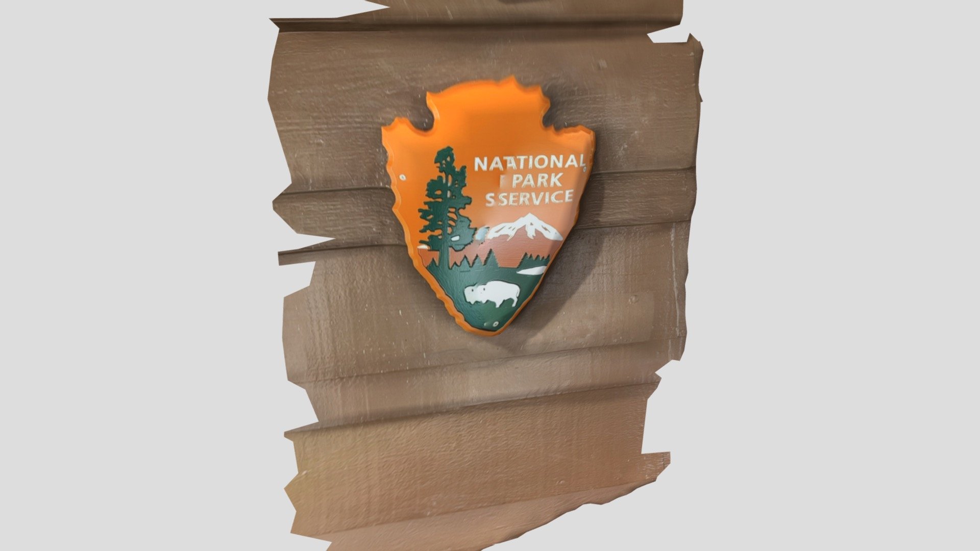 NPS-sign - 3D model by Tom (@trbaker) [5866142] - Sketchfab