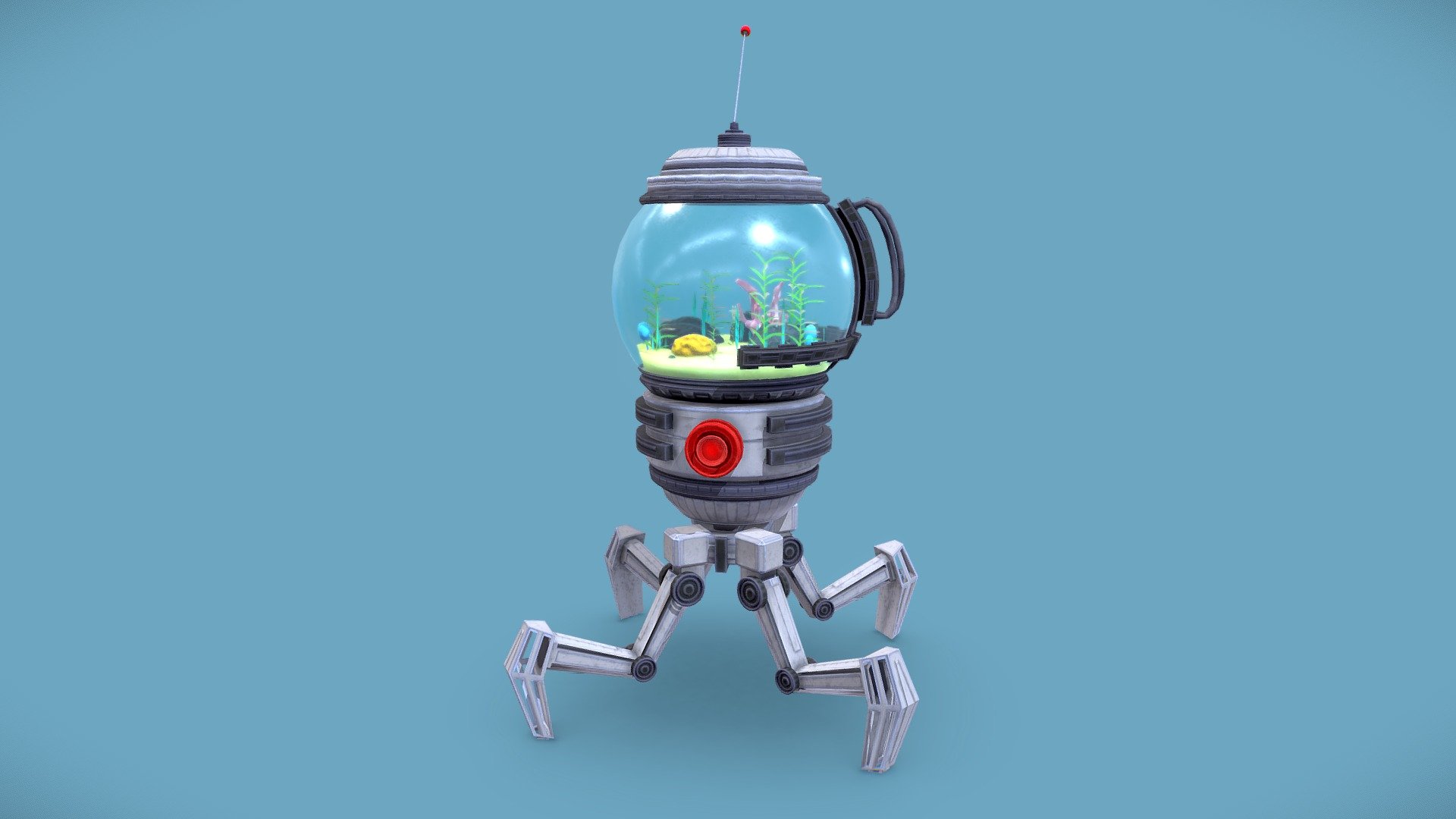 Aquarium Robot - 3D model by cassiopee.bnt [586640c] - Sketchfab