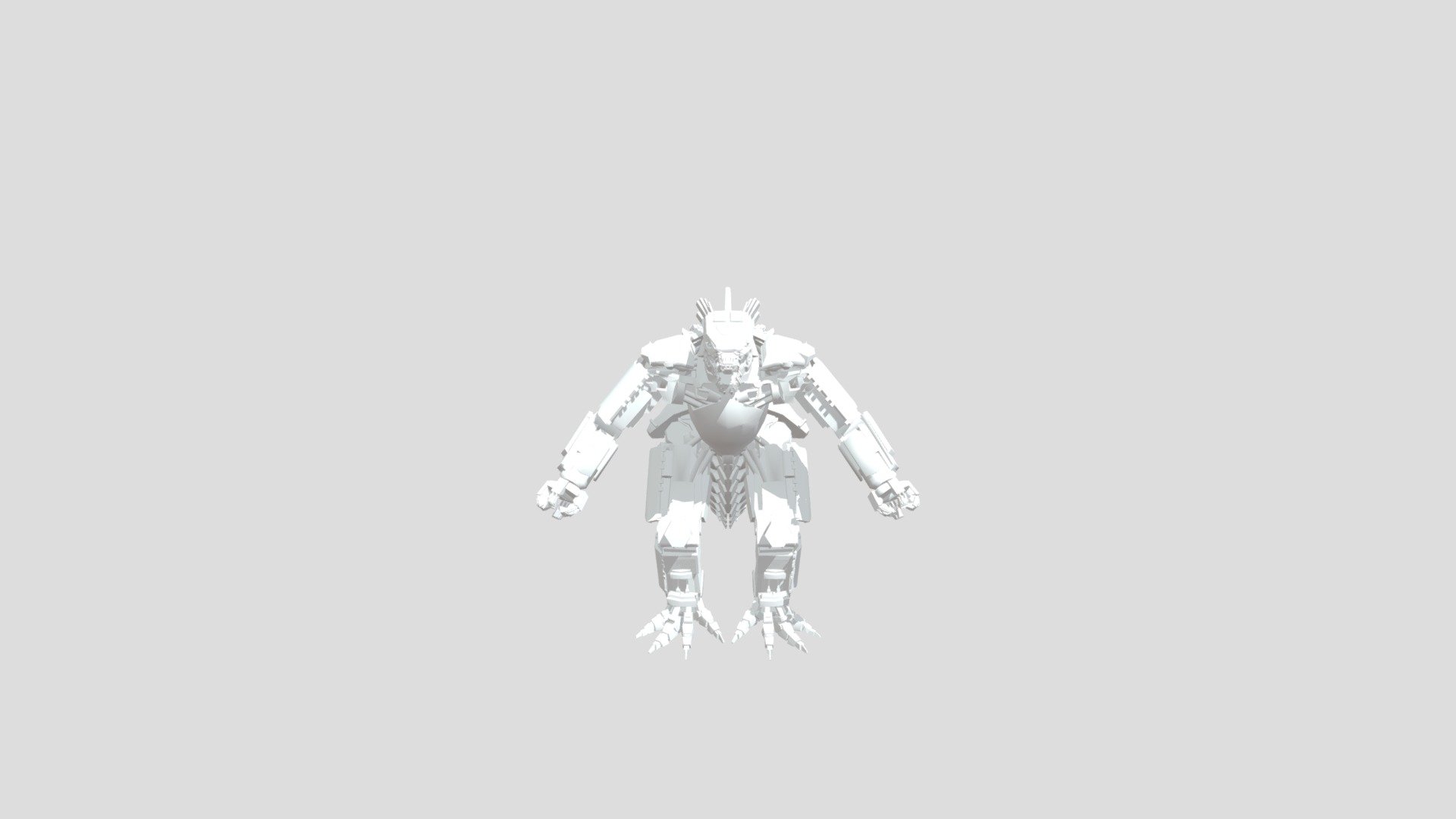 MechaGodzilla PUBGM - 3D model by ebadullahasif [5868b83] - Sketchfab