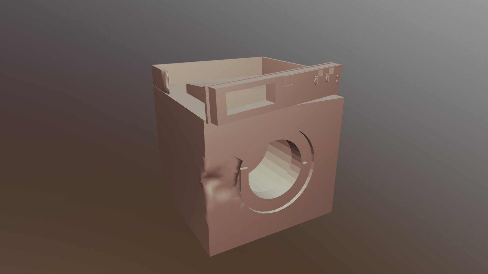 Destroyed washing machine - 3D model by Zaqi (@Redsecz) [586ade7 ...