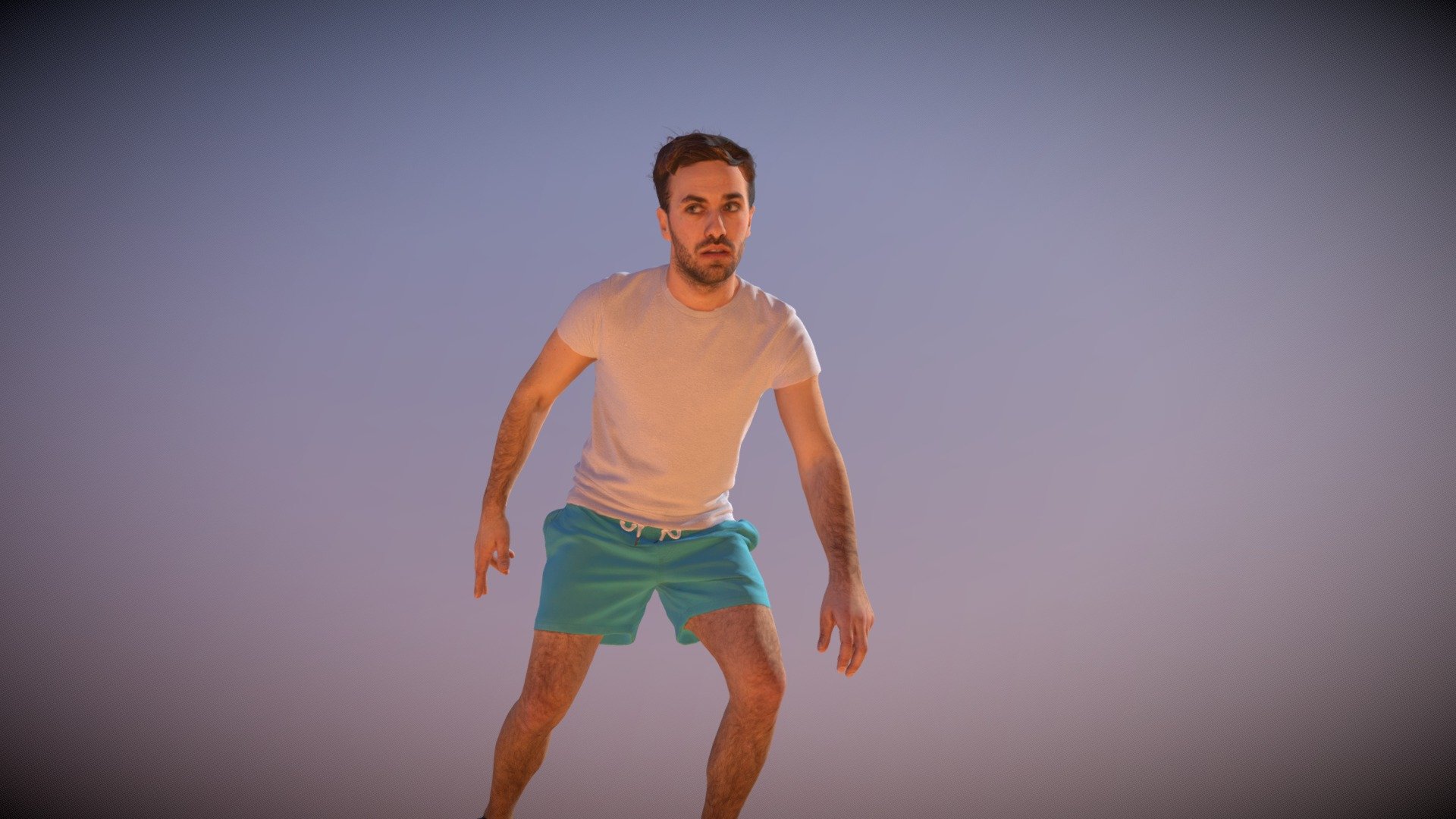 Sports Man Flow Playing Football Anticipating - Buy Royalty Free 3D ...