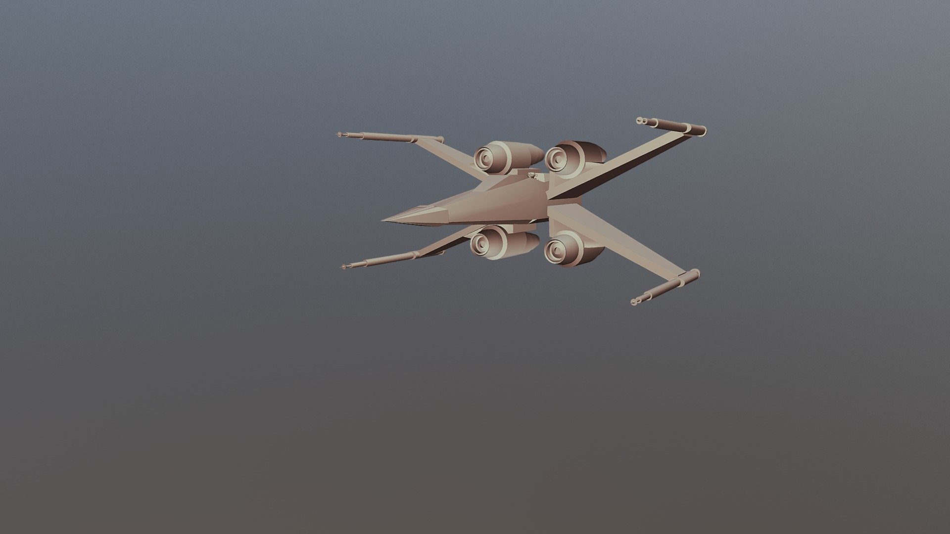 X-Wing Base - 3D model by Robert Wolfe (@RobertWolfe) [586d423] - Sketchfab