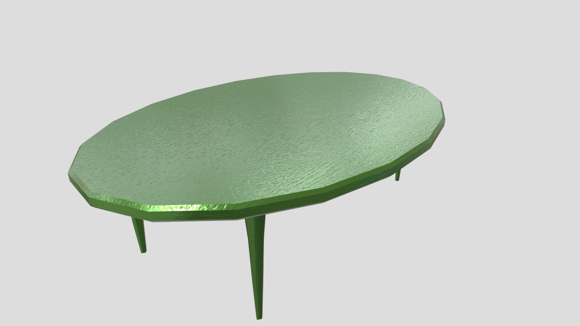 Green wooden table - 3D model by KornyM3mes [586dcd1] - Sketchfab