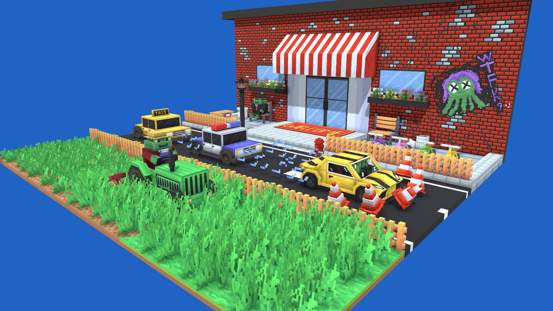Frog City 🐸 - 3D model by MrFredxz [586e351] - Sketchfab