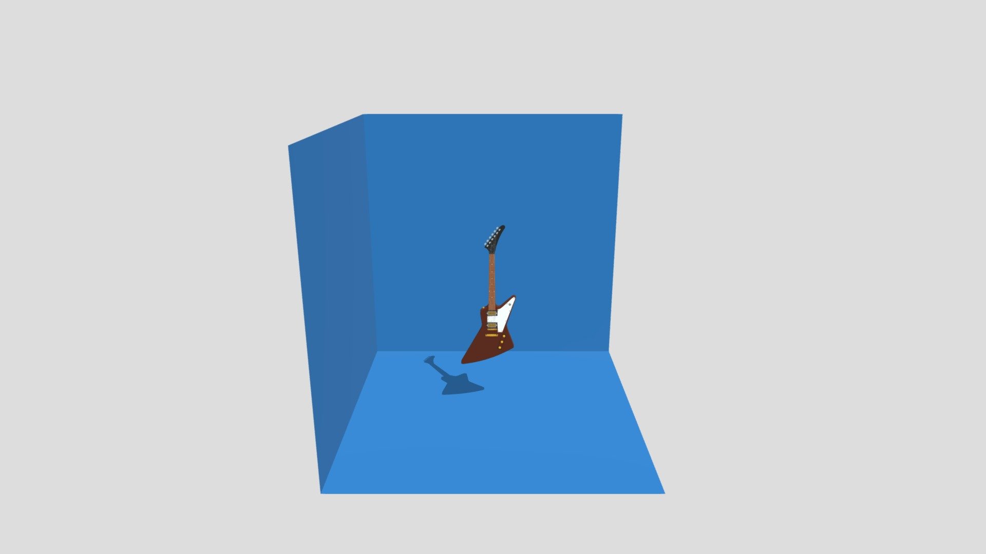 Gibson Explorer Low Poly - 3D model by berkbeken [586e949] - Sketchfab