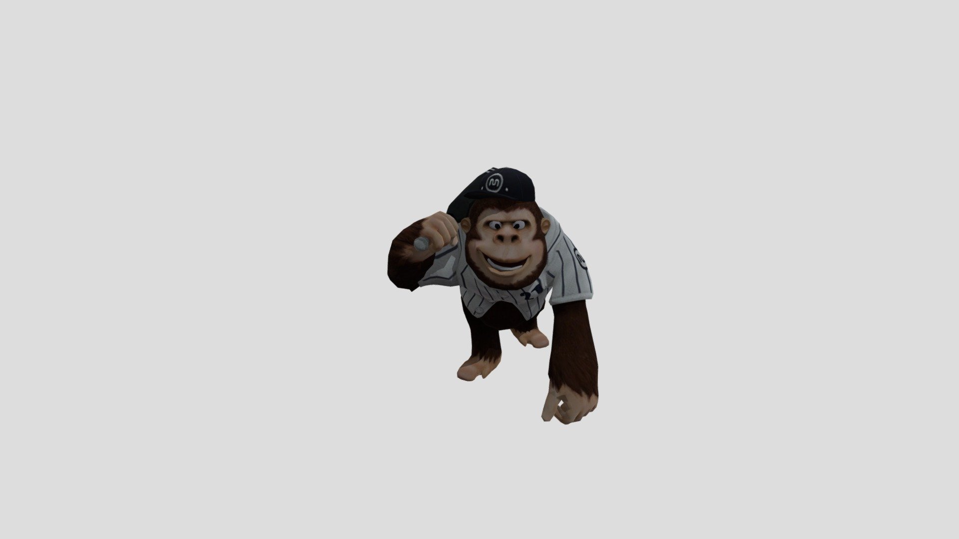 Gorilla Cartoon Walk - Download Free 3D model by LostBoyz2078 ...