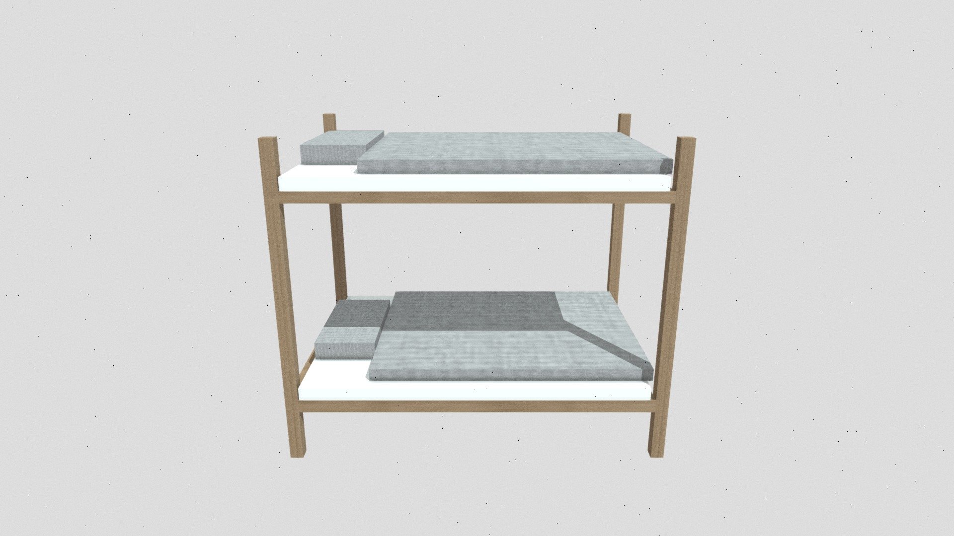 Low Poly Bunk Beds - 3D model by betty035523222 [5871eef] - Sketchfab