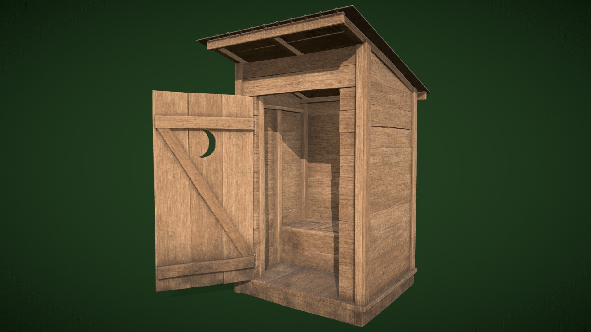Outhouse - 3D model by mws3d [5872dc9] - Sketchfab