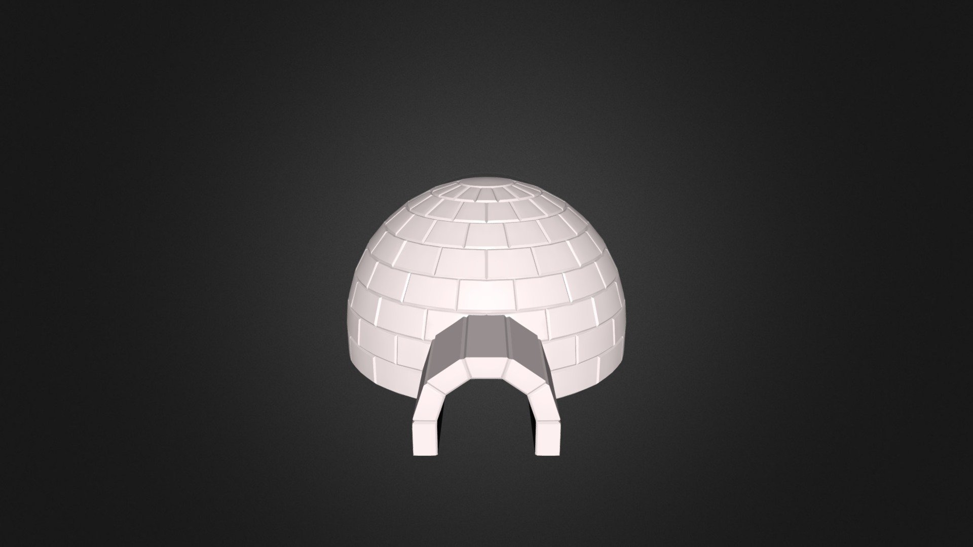 Igloo - Download Free 3D model by CR4YCR4Y [5874064] - Sketchfab