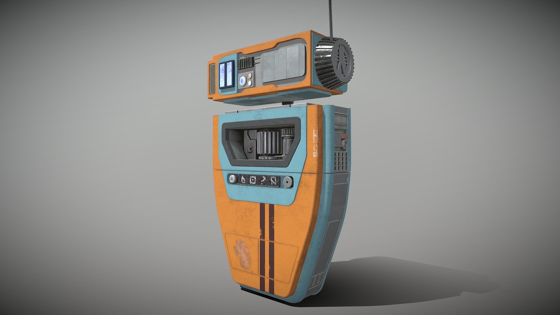 Pip droid - Download Free 3D model by IrisProcess [58748cb] - Sketchfab