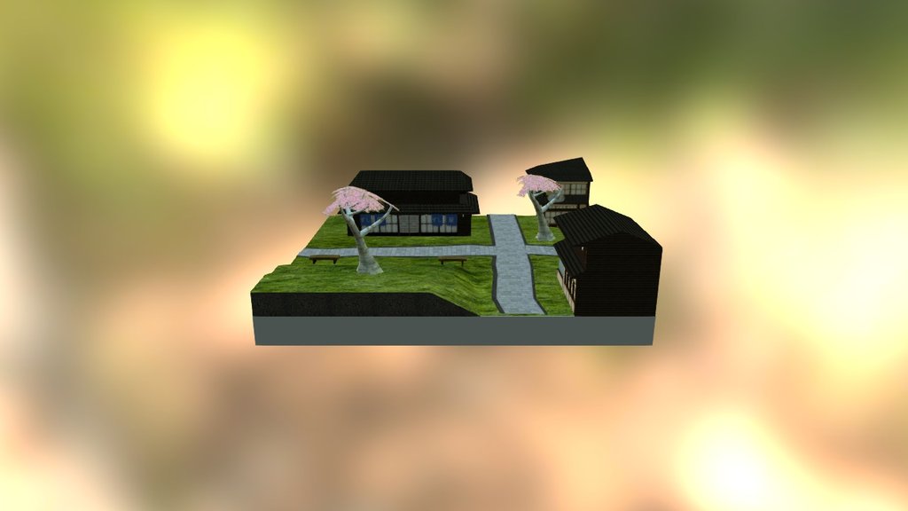 Rural Asian CityScene - 3D model by meganck jelte (@meganck_jelte ...