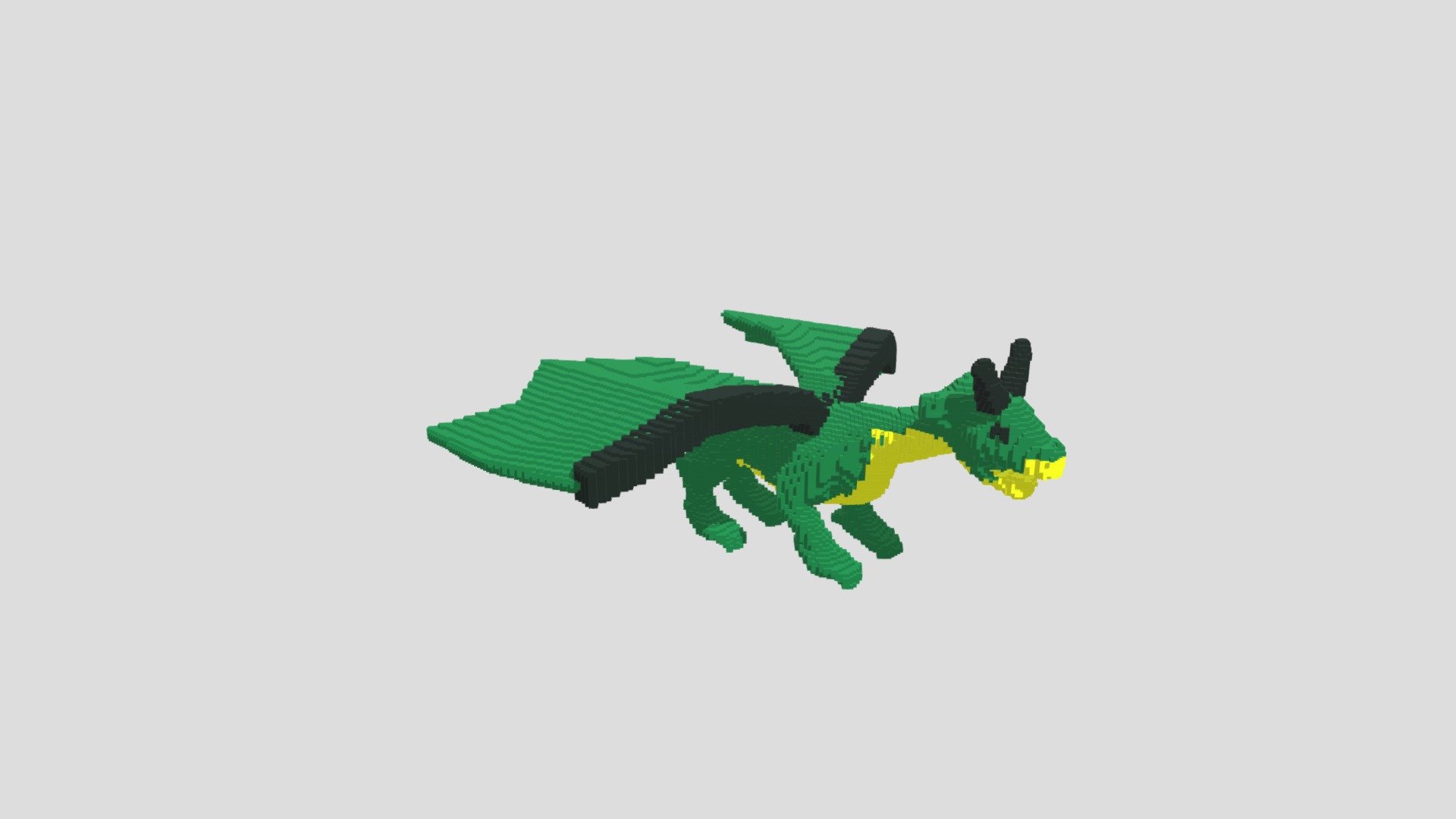 Cube-dragon - 3D model by MaJesusPS [5875fee] - Sketchfab