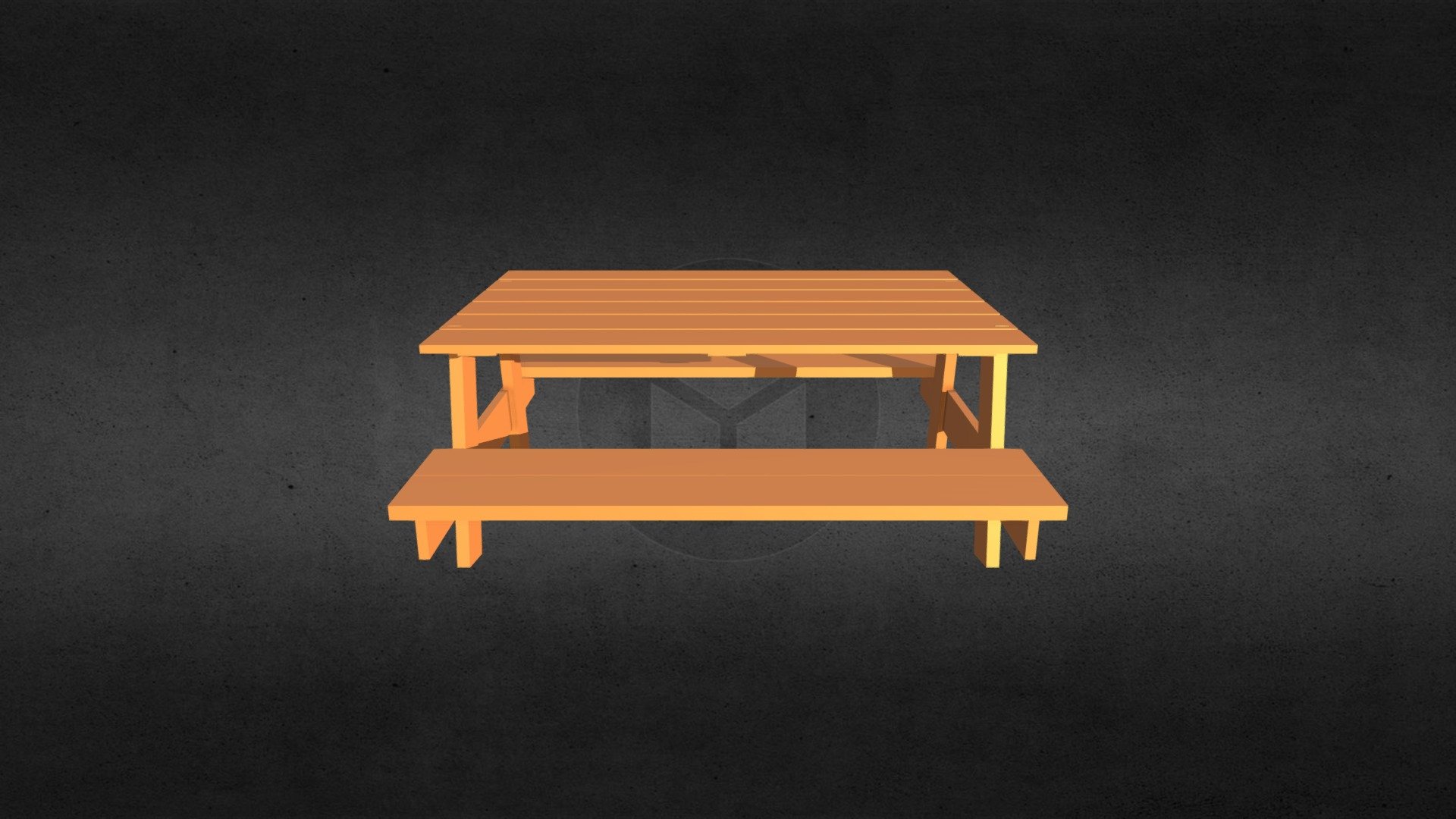Picknick Table - 3D model by jasminemayrie [58781c2] - Sketchfab
