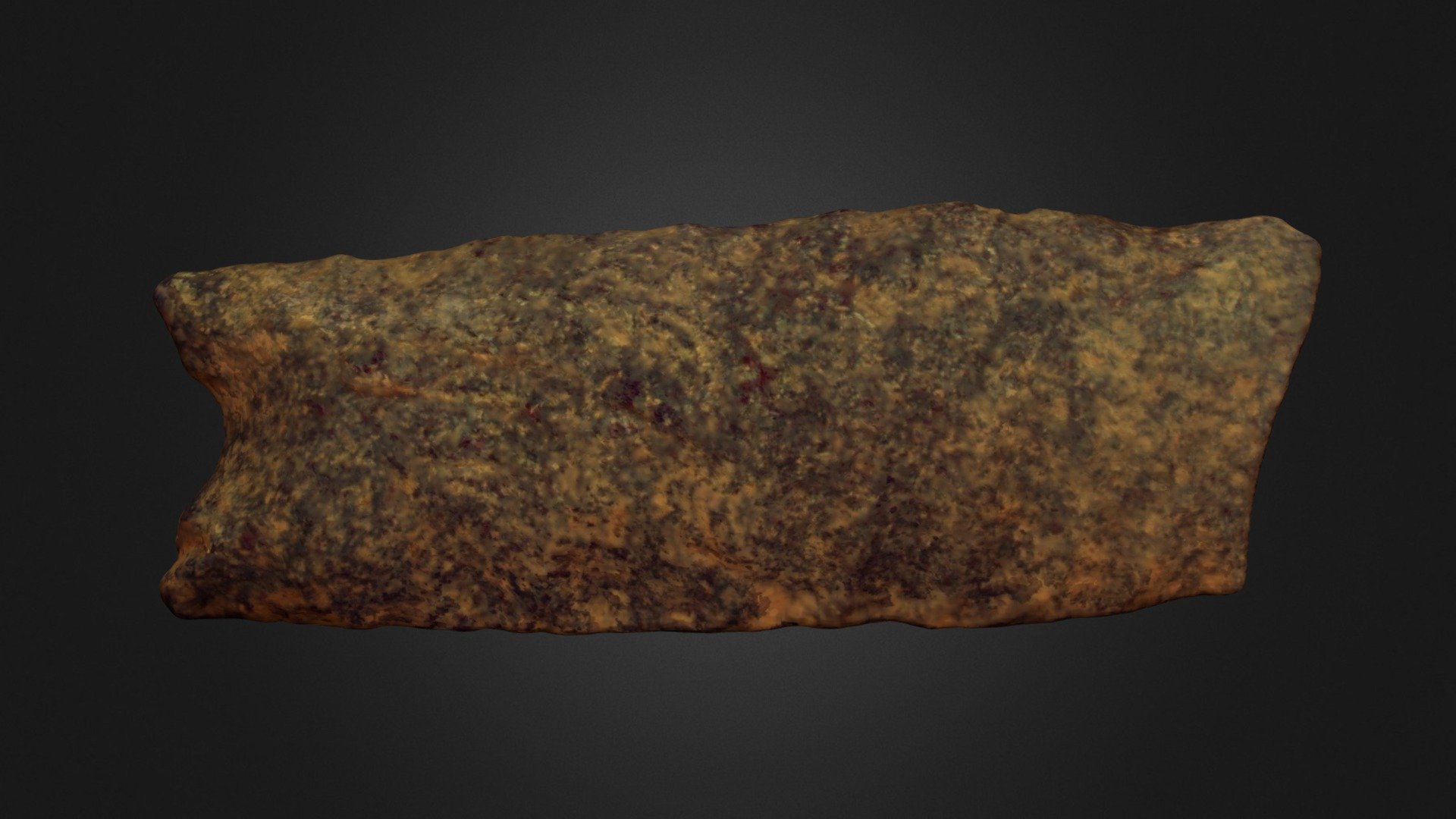 DdJf-9 Late Paleo Lanceolate Point Base - 3D model by Lakehead ...