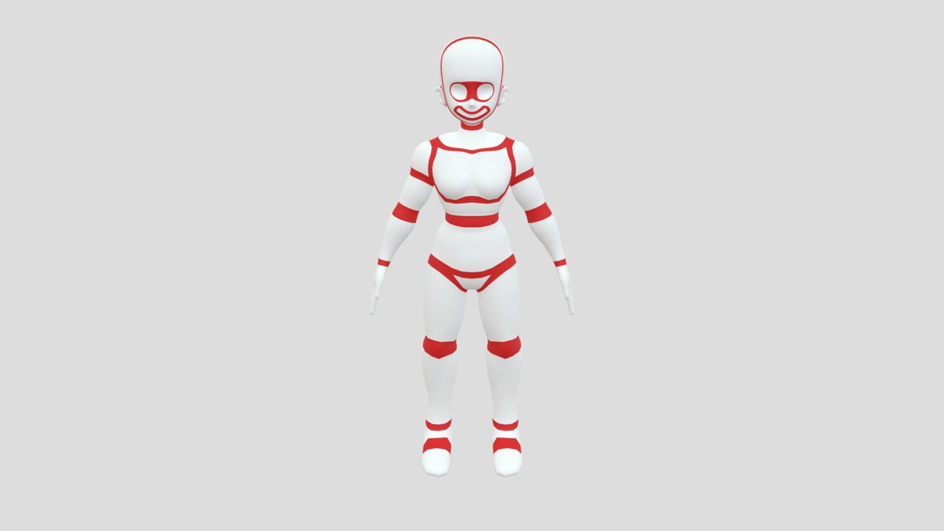 Muscular Female Body Retopology - 3D model by Nicosama (@firdaussahak ...