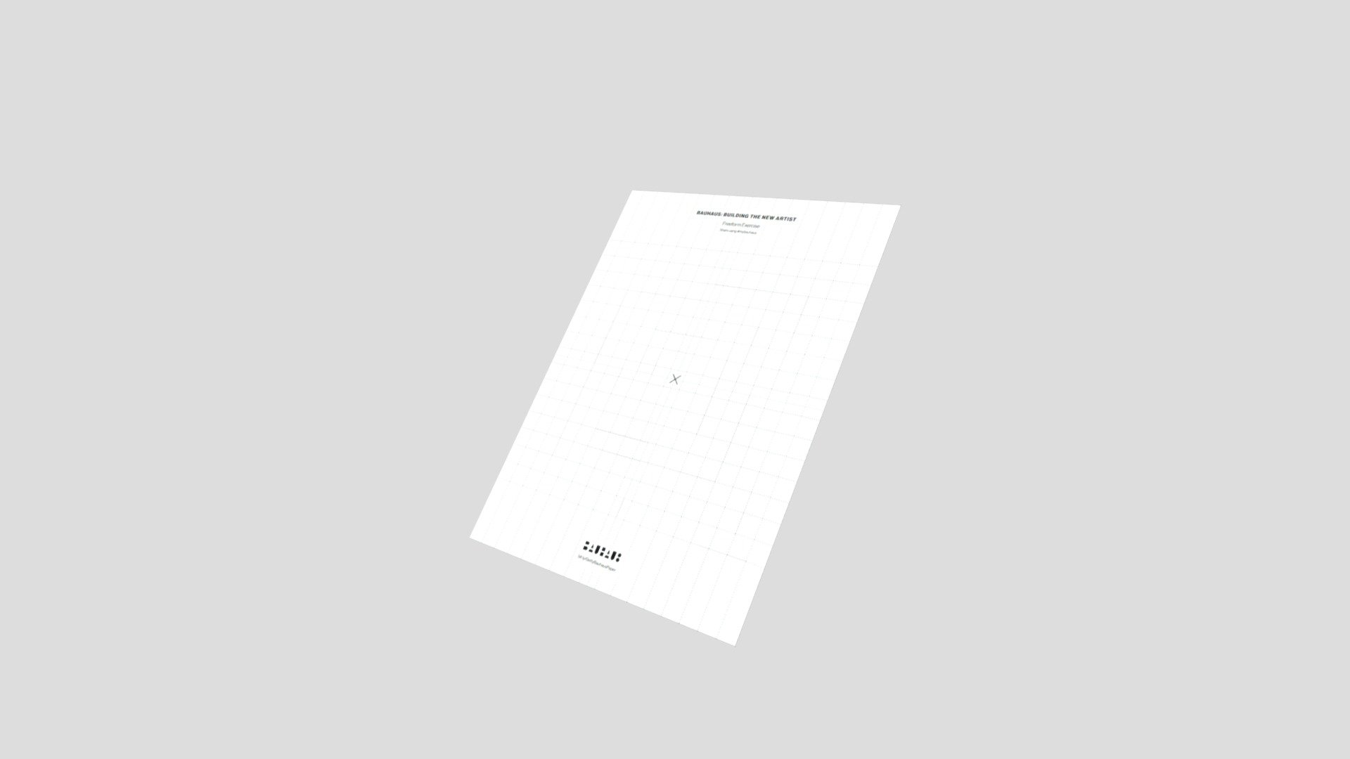 Bauhaus Paper Structure - Download Free 3D model by BishopBrindleED ...