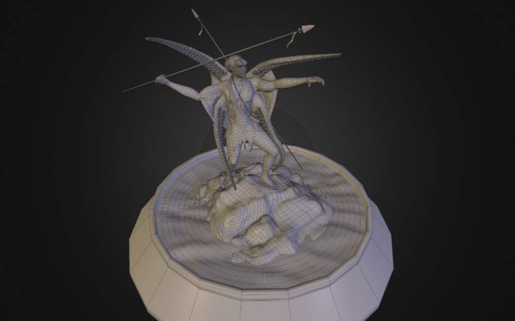 Octopus Warrior Base-Mesh - 3D model by felixhonda [587de0e] - Sketchfab