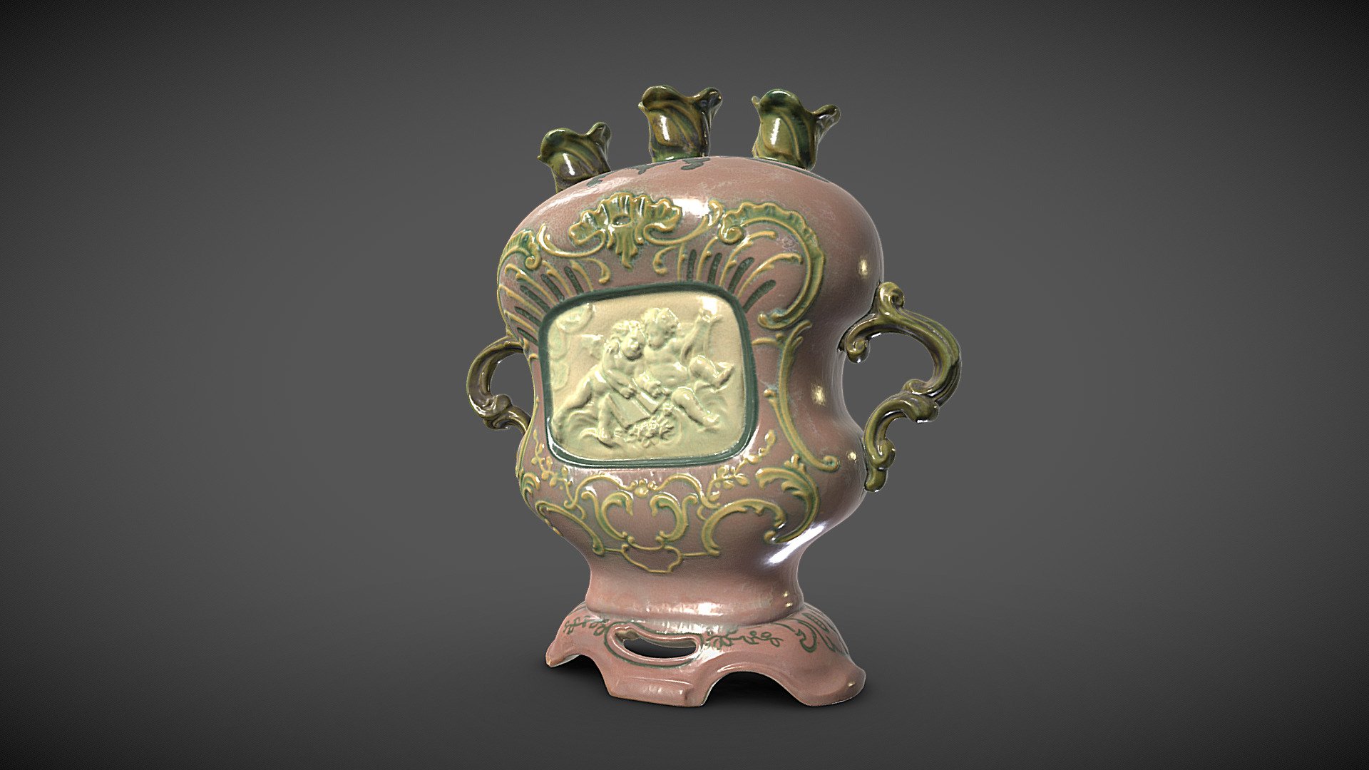 Bouquetière par Édouard Knoëpflin - Download Free 3D model by Alienor.org, Conseil des musées ...