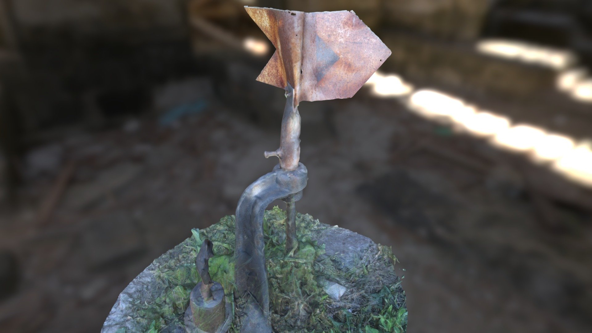 Rusty railroad sign - Download Free 3D model by Levitan38 [587f199 ...