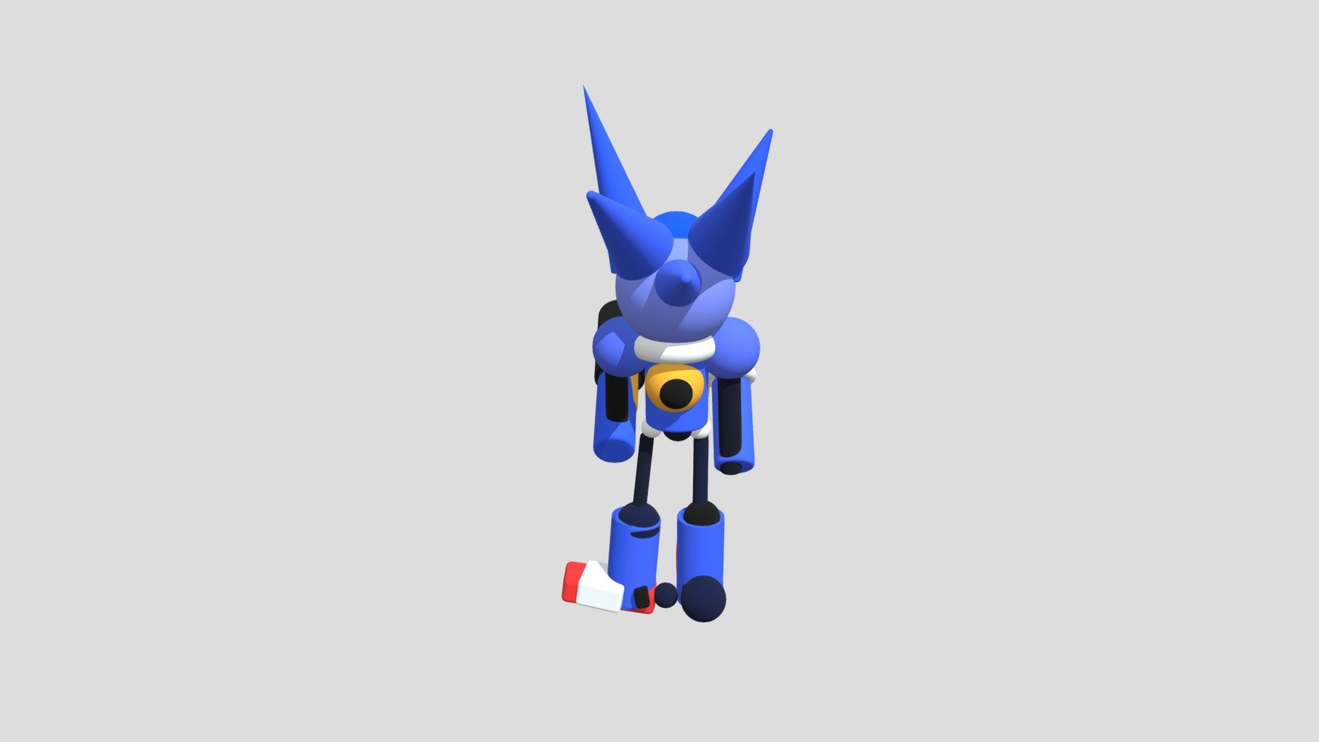 Mecha Sonic With Cannon - Download Free 3D model by John Doe (@amaraj ...