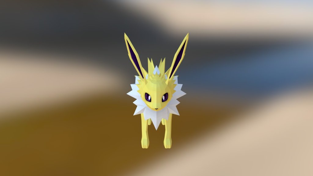 Jolteon Remake - 3D model by themidnightmage [5880bb1] - Sketchfab