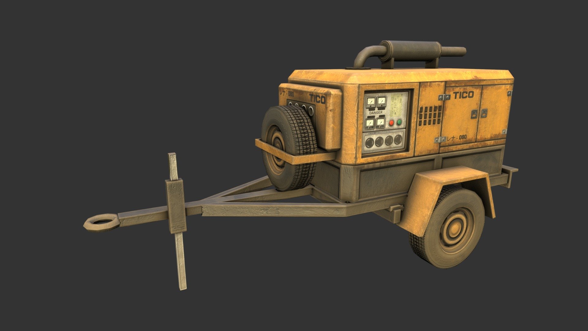 Generator Trailer - Buy Royalty Free 3D model by Renafox (@kryik1023 ...