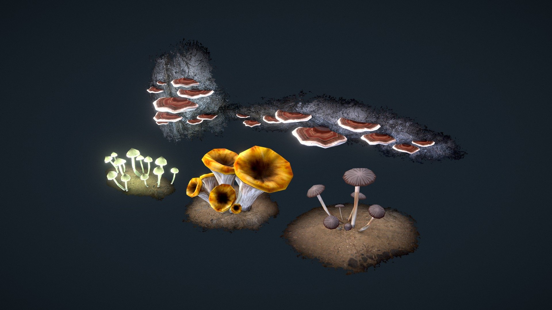 Bleakvein - Cave Mushrooms - 3D model by Jordan Neff (@joodoo) [5882122 ...