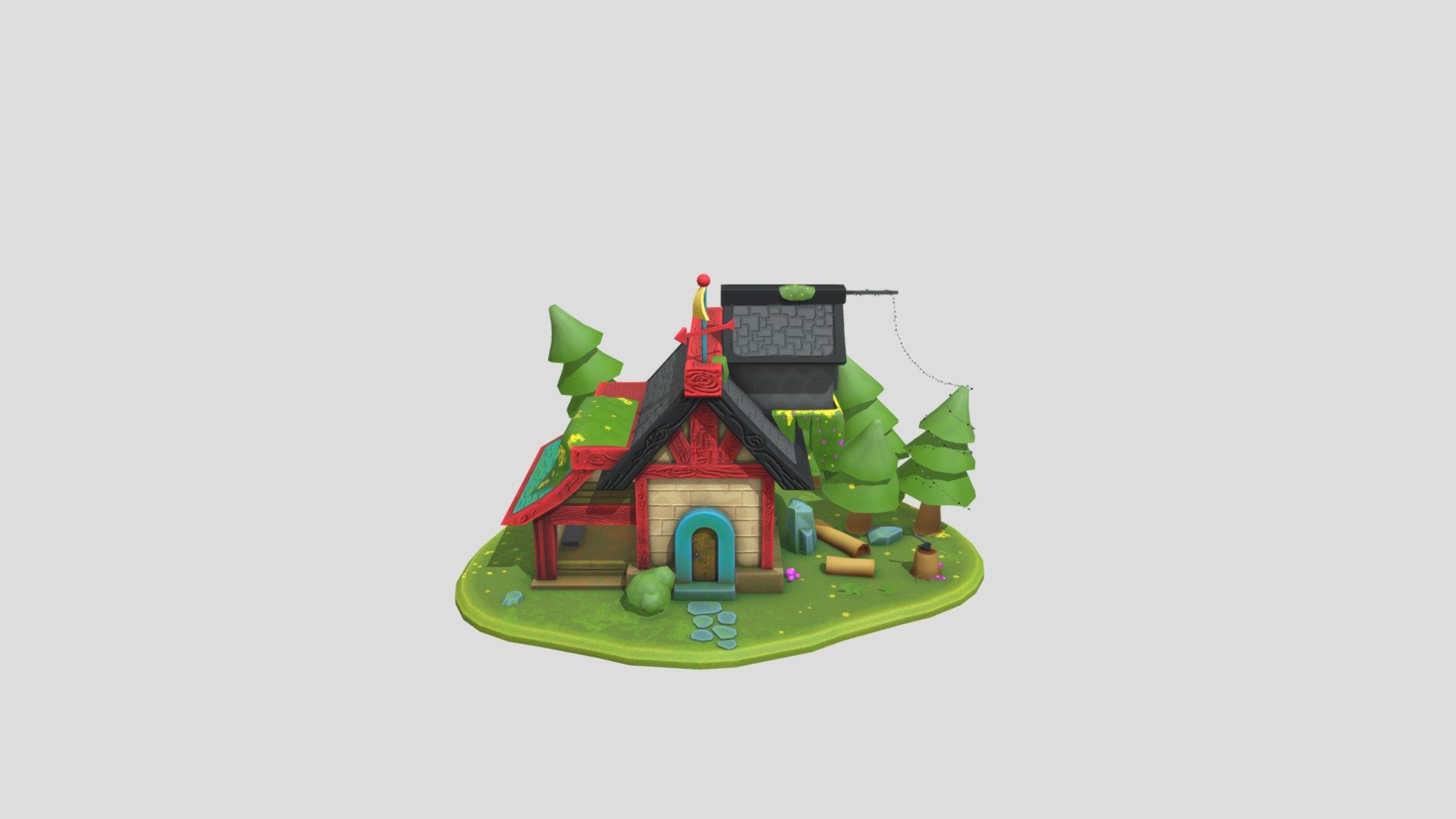 Model Game Environment - 3D model by mkleezero [5884a02] - Sketchfab