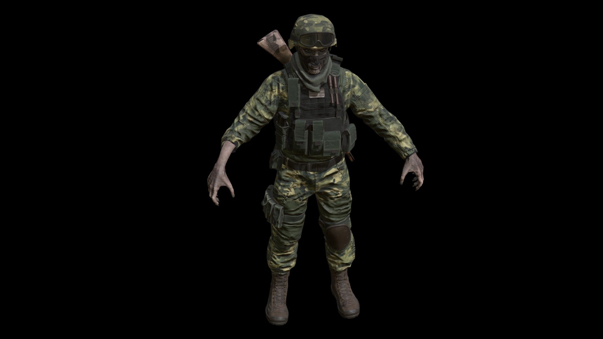 Zombie_Soldier2 - Buy Royalty Free 3D model by dremorn [5885075 ...