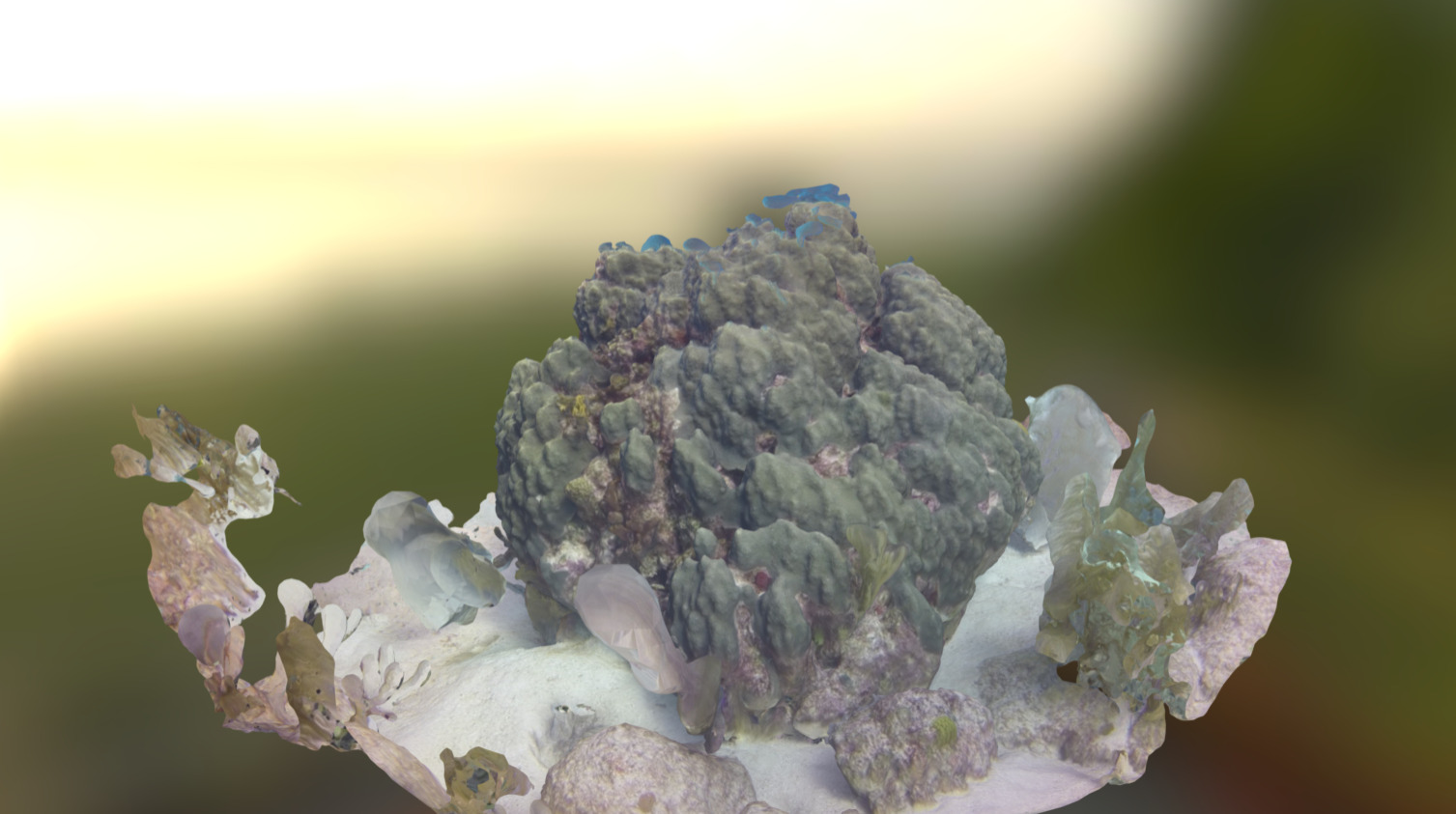 Medium Mound 2 Simplified 3d Mesh - 3D model by Ross Stephenson ...