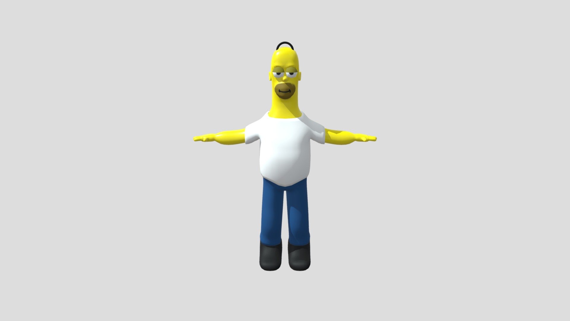 Homer Simpson - 3D model by Kathsen [5885ae5] - Sketchfab