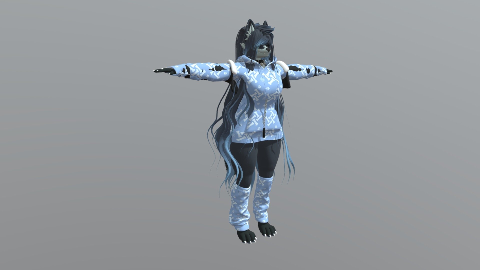 Athena Wolf - Download Free 3D model by Shedletsky (@Shedletsky ...