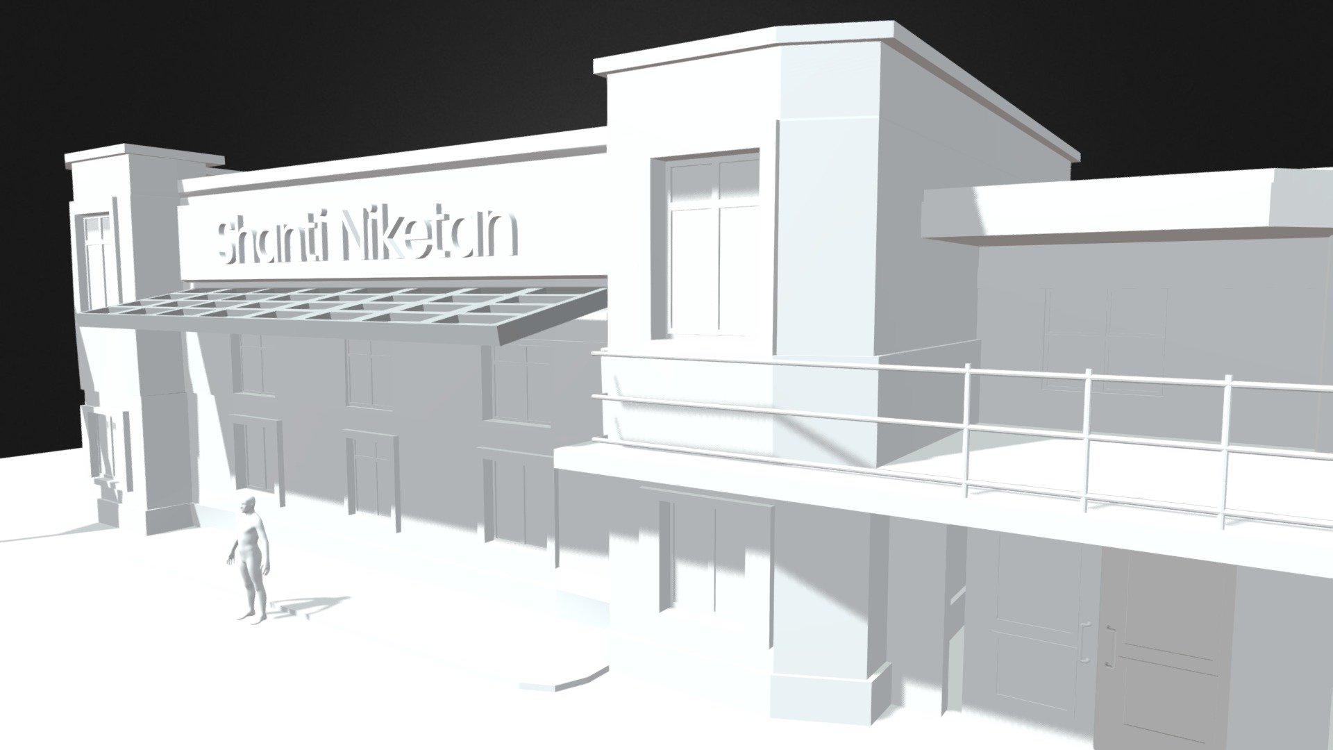 3d School model - 3D model by niketan [58881b7] - Sketchfab