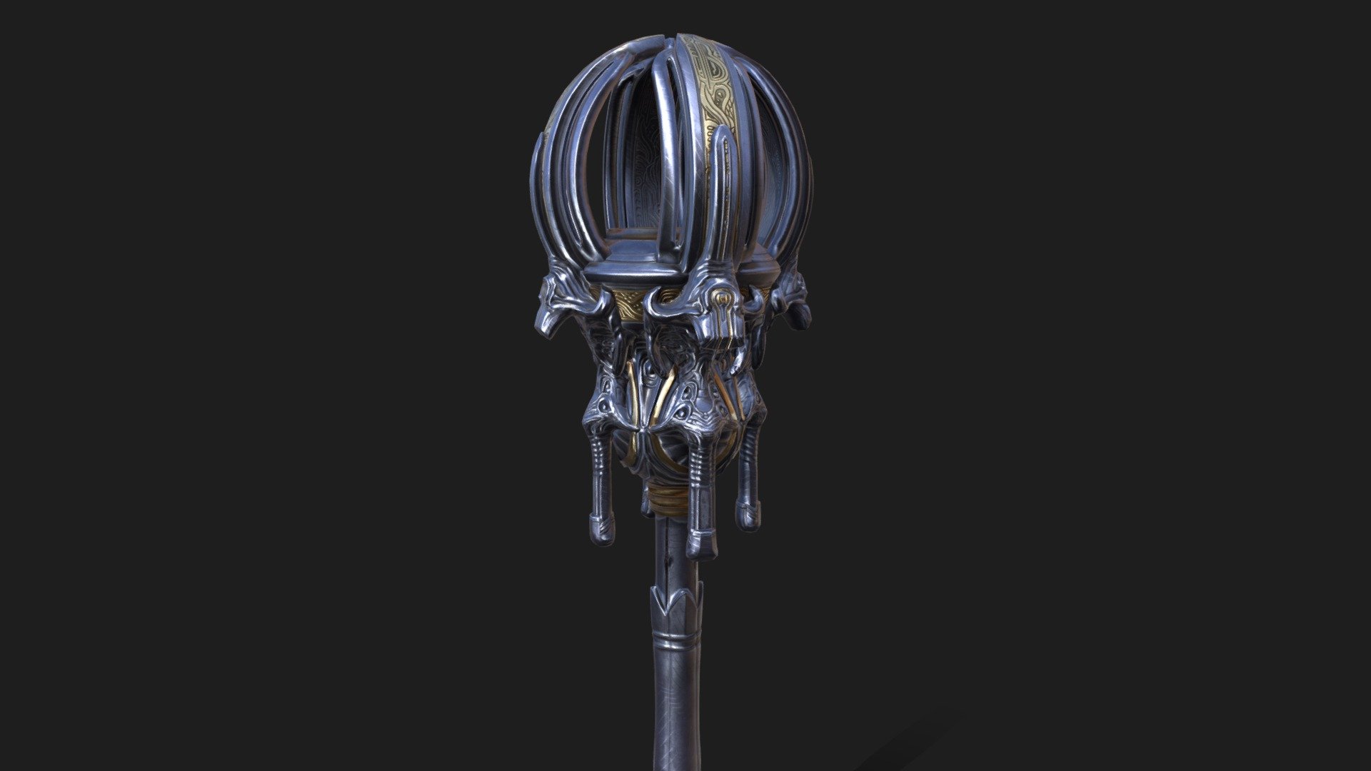 VAJRA, mace - 3D model by nidhinprem [58895d2] - Sketchfab