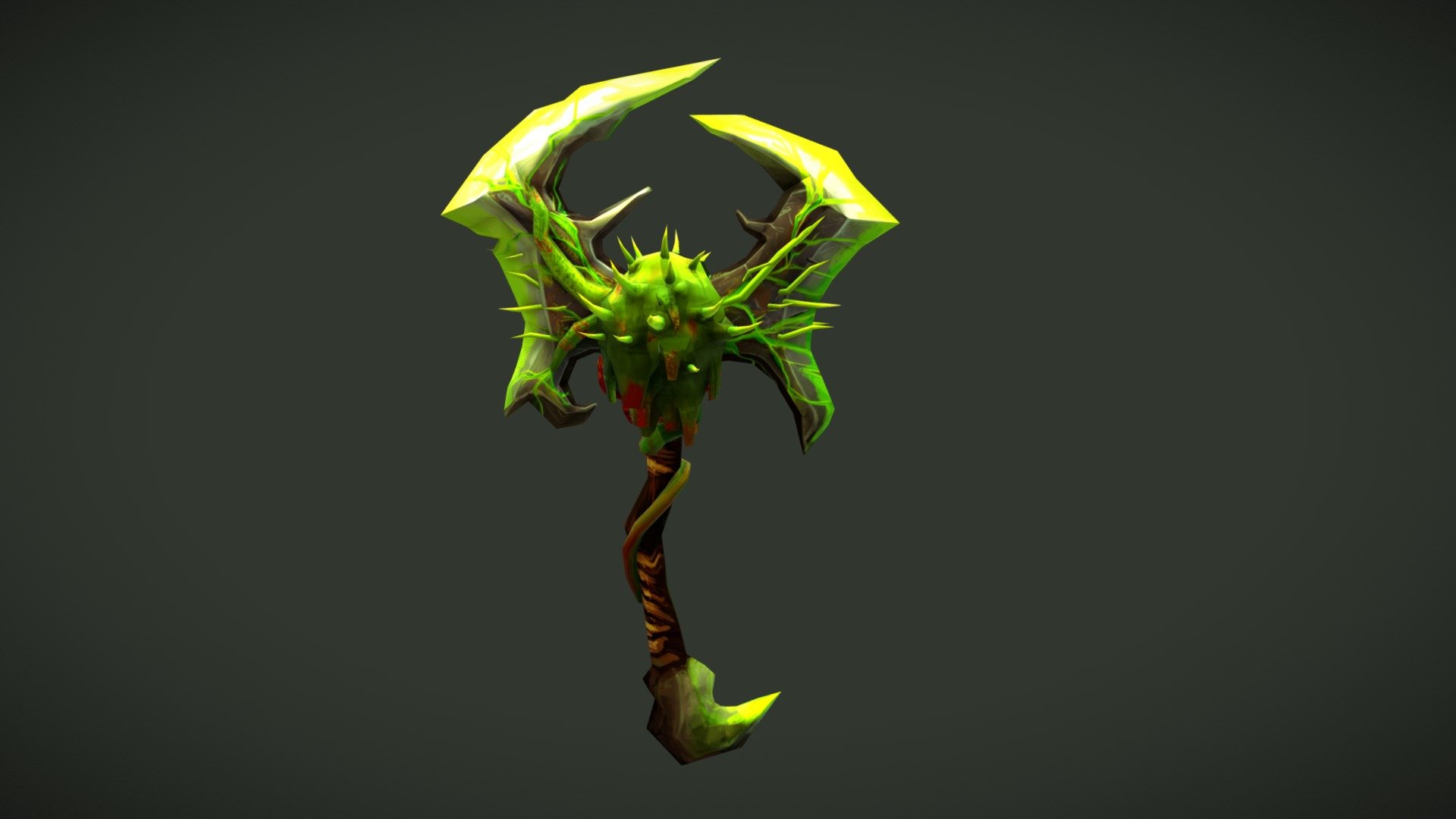 Infected War Axe - World of Warcraft Style - 3D model by Jules Joris ...